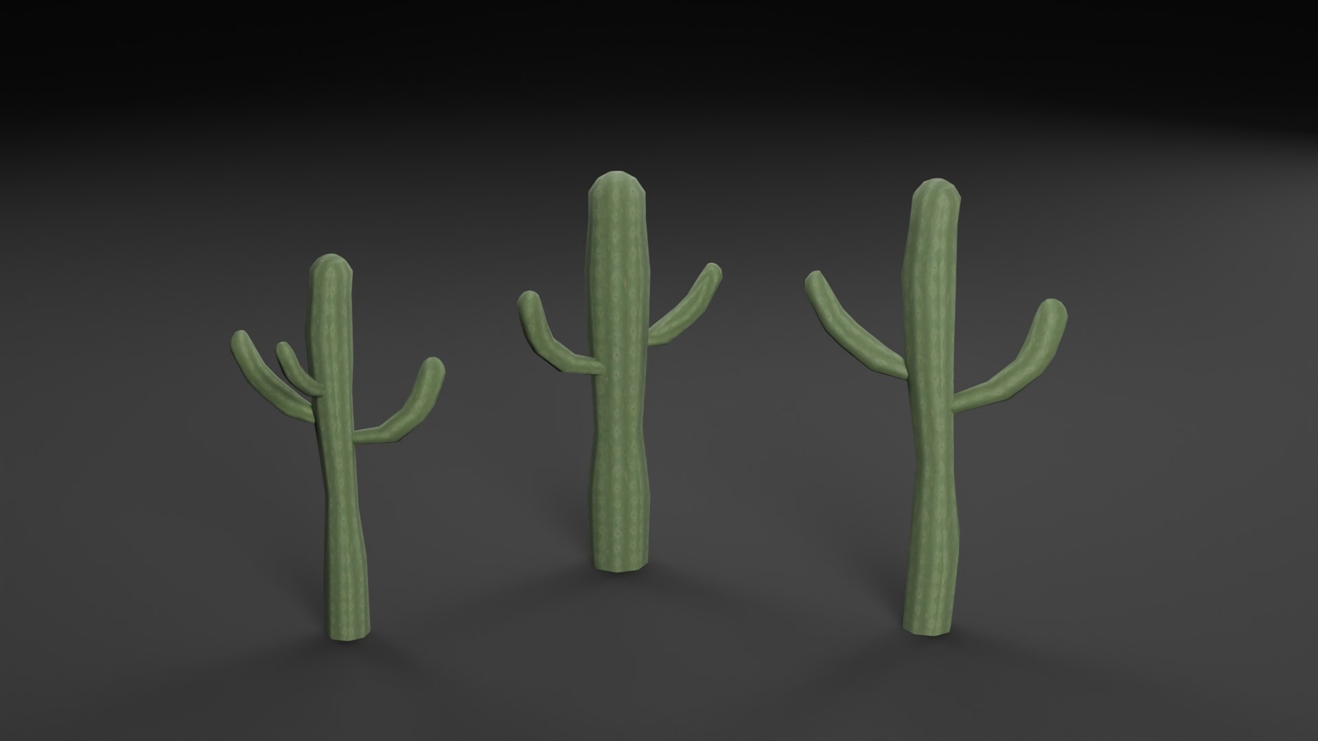 3D Low Poly Cactus Model Model - TurboSquid 2344104