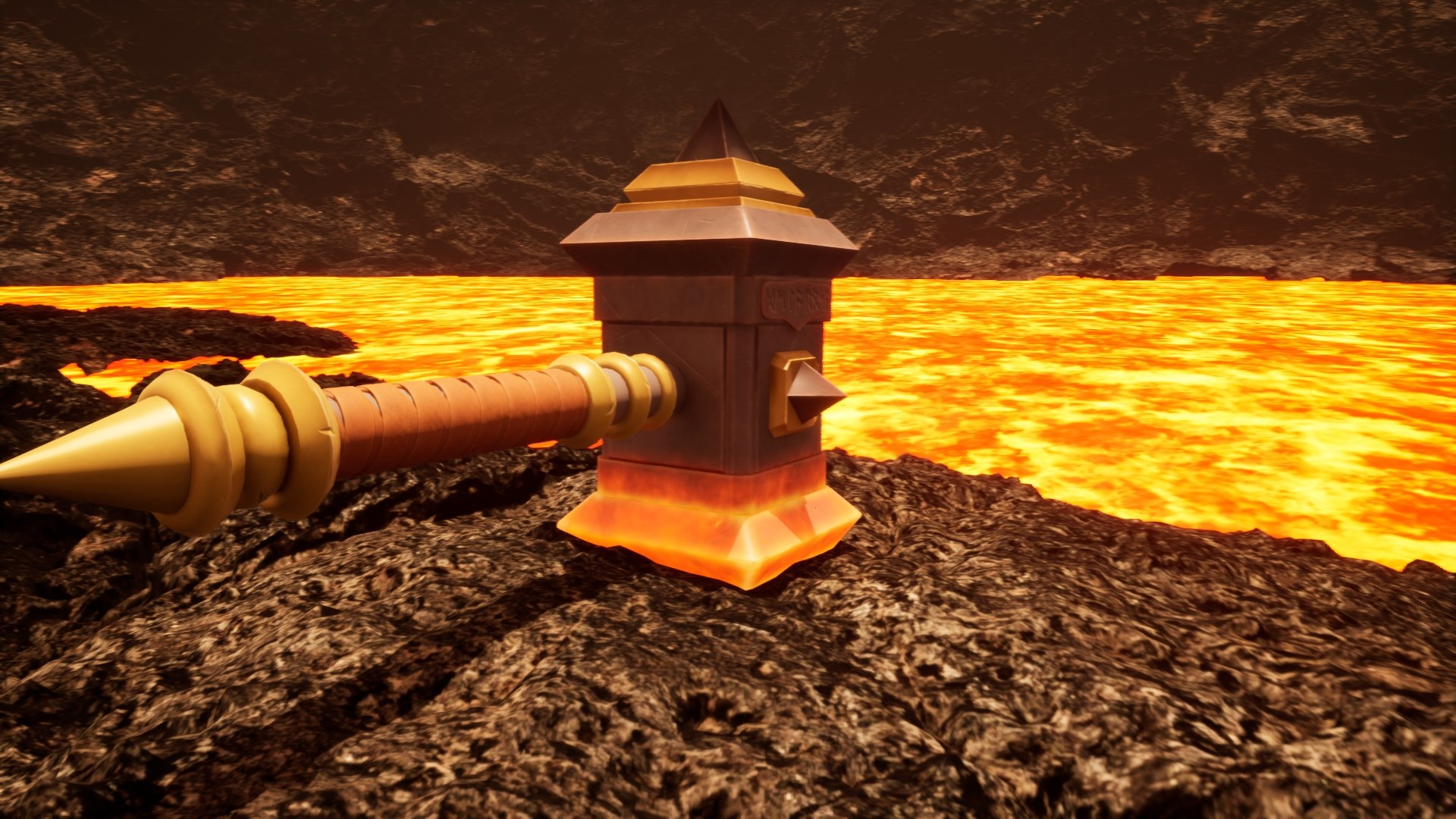 Molten Hammer 3D Model - TurboSquid 2193648