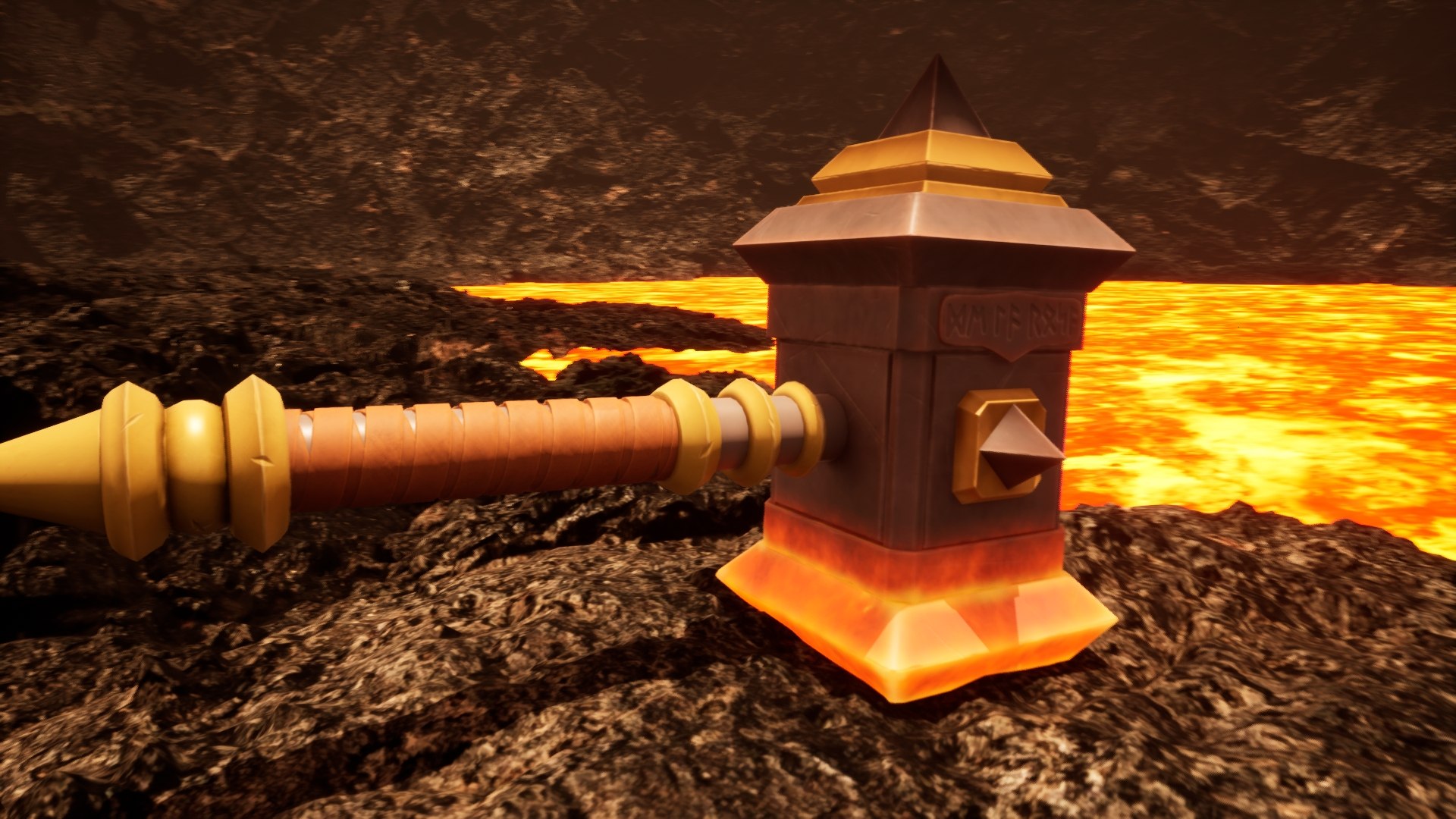Molten Hammer 3D Model - TurboSquid 2193648