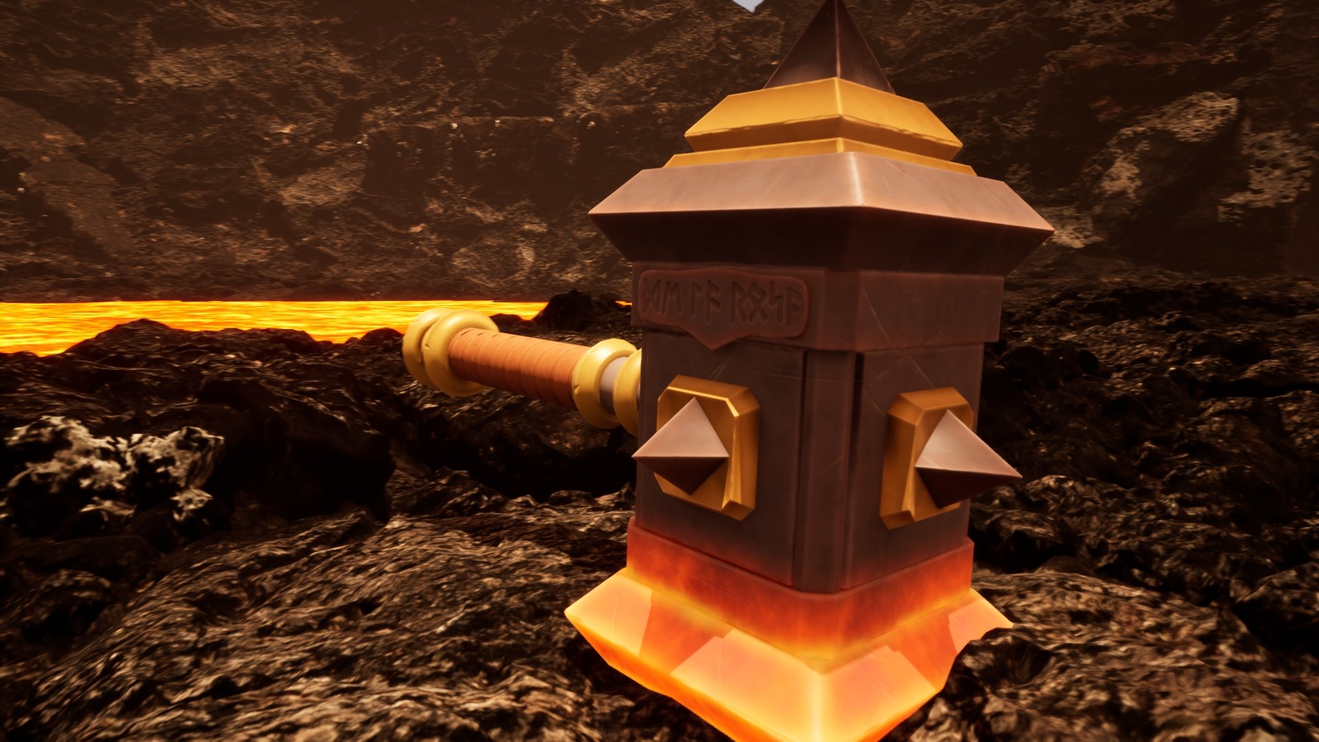 Molten Hammer 3D Model - TurboSquid 2193648