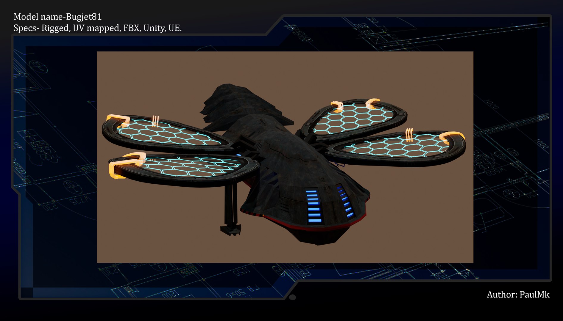 BugJet Sci-fi Explorer 3D Model - TurboSquid 2005225