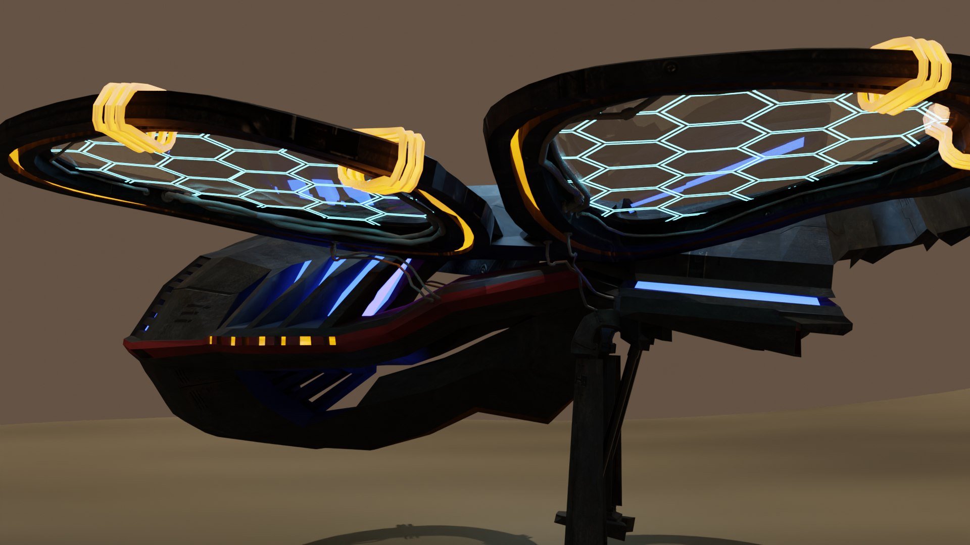 BugJet Sci-fi Explorer 3D Model - TurboSquid 2005225