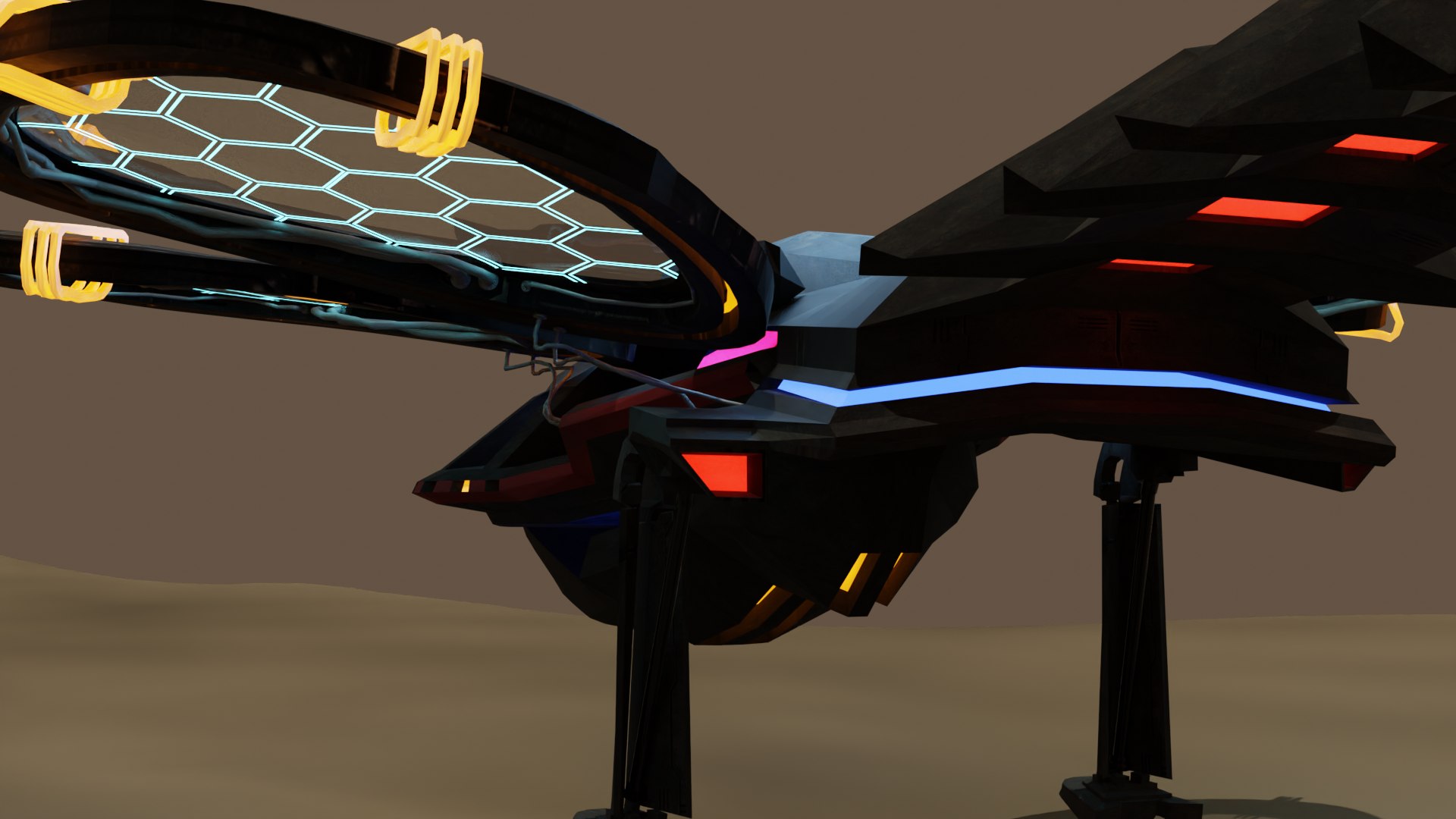 BugJet Sci-fi Explorer 3D Model - TurboSquid 2005225