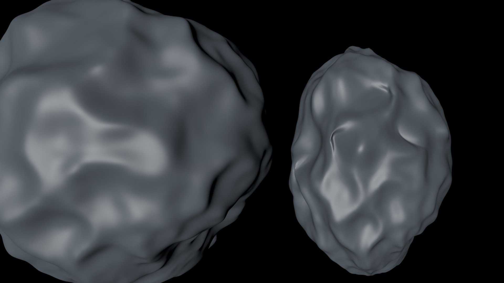3d asteroids model