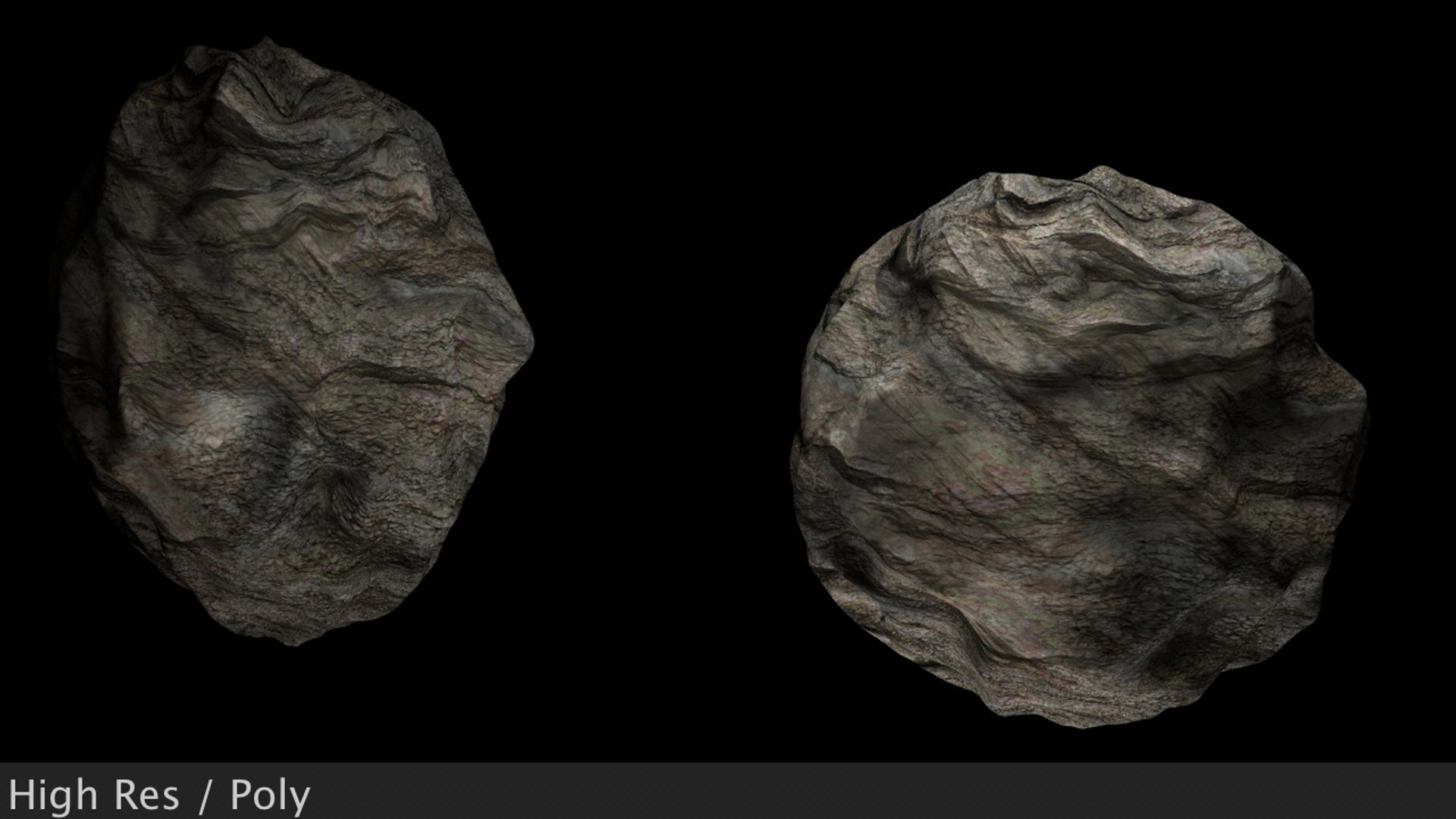 3d asteroids model