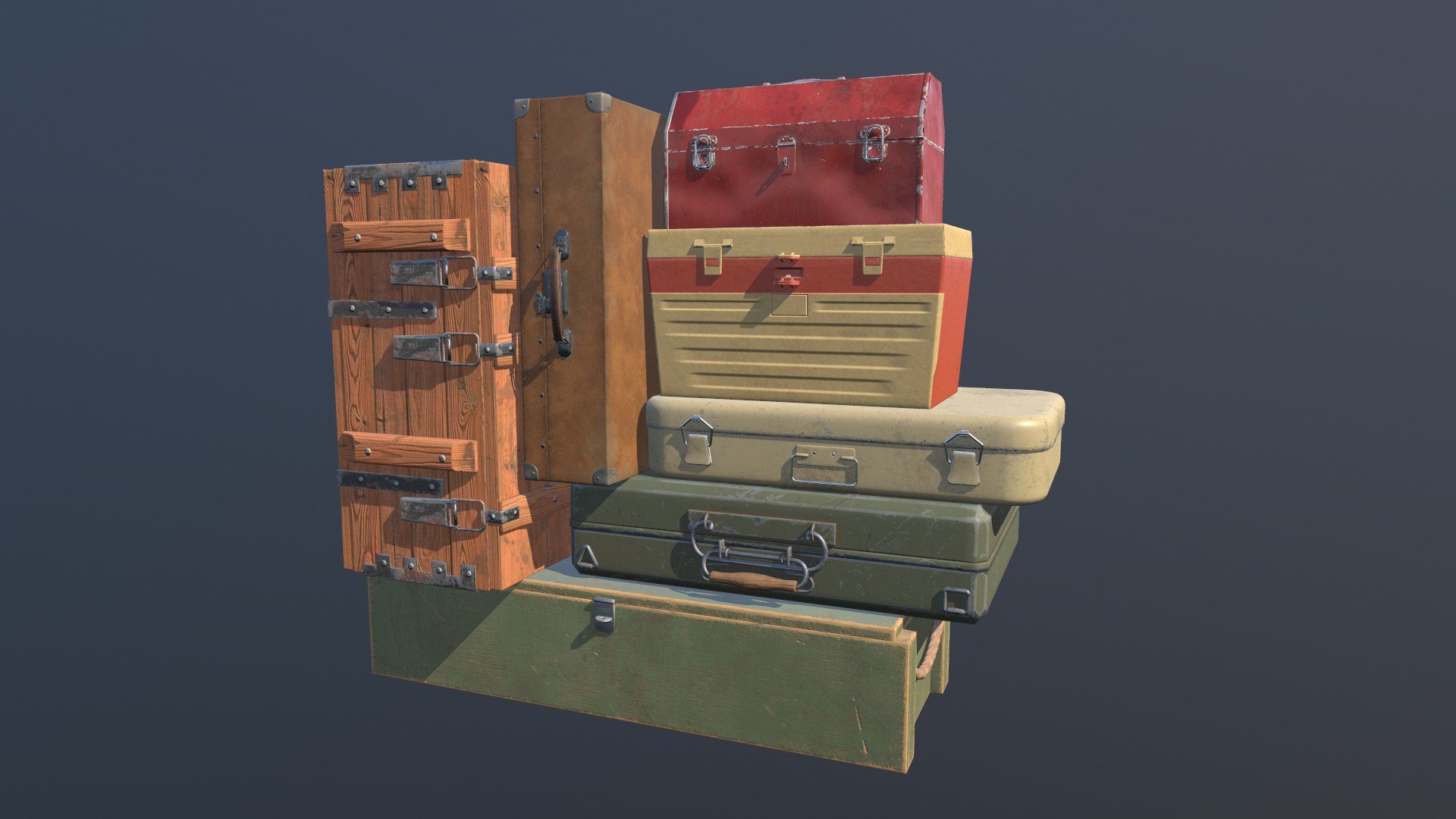 Boxes animation open 3D model - TurboSquid 1611431