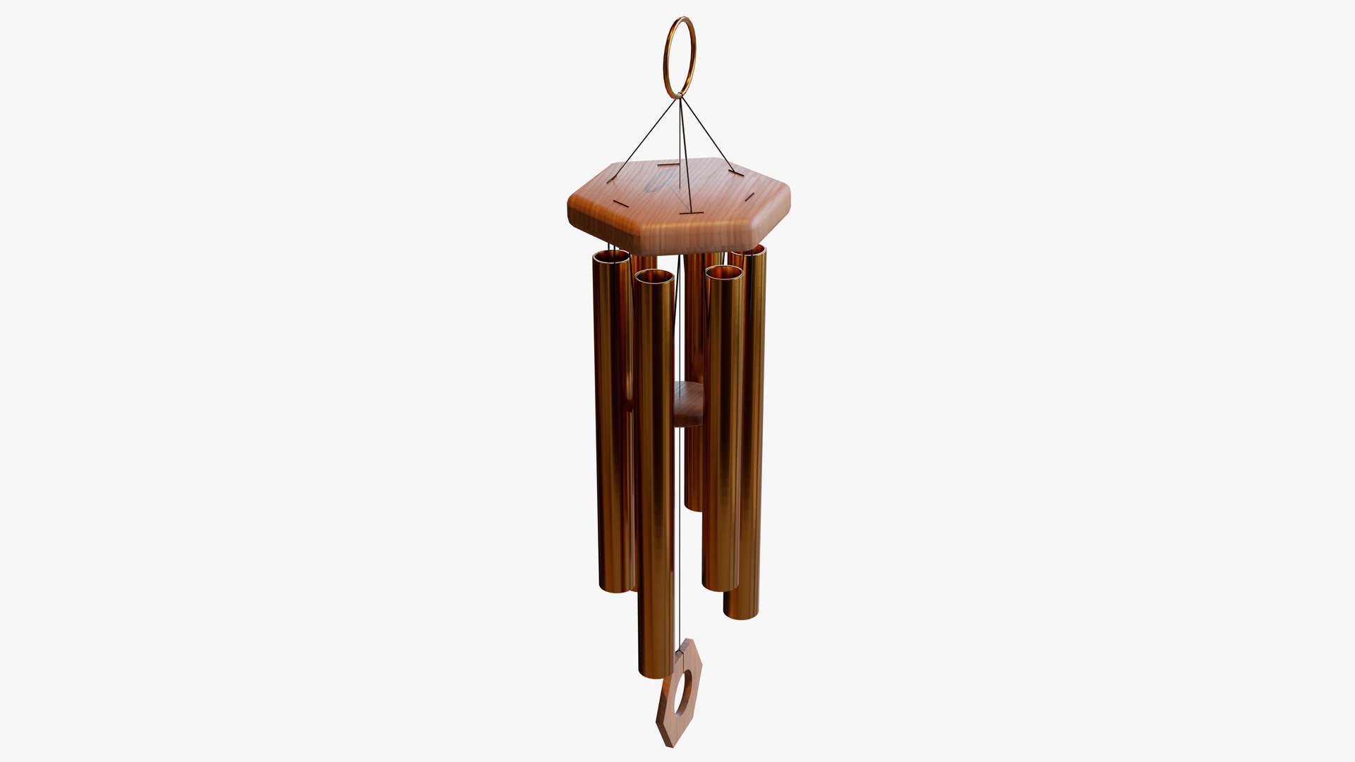 3D Model Wind Chimes Lowpoly Gameready - TurboSquid 1732061