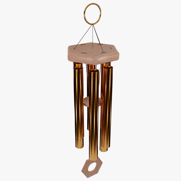 3D model Wind Chimes Lowpoly Gameready - TurboSquid 1732061