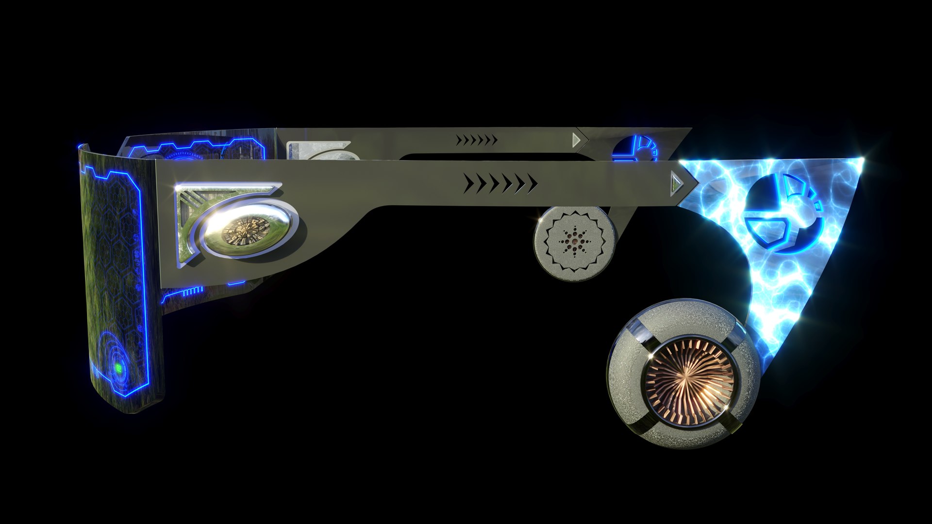 3D Futuristic Visor Headset - TurboSquid 1985901