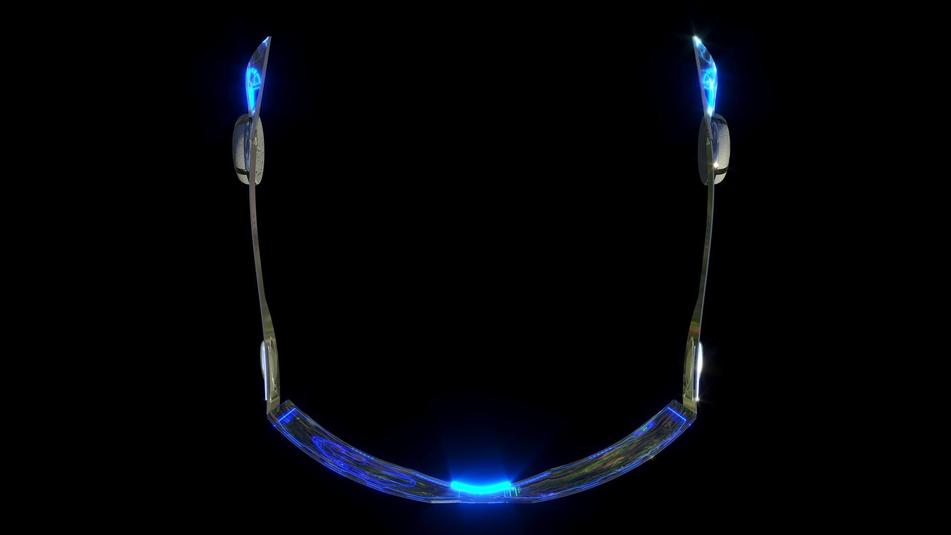 3D Futuristic Visor Headset - TurboSquid 1985901