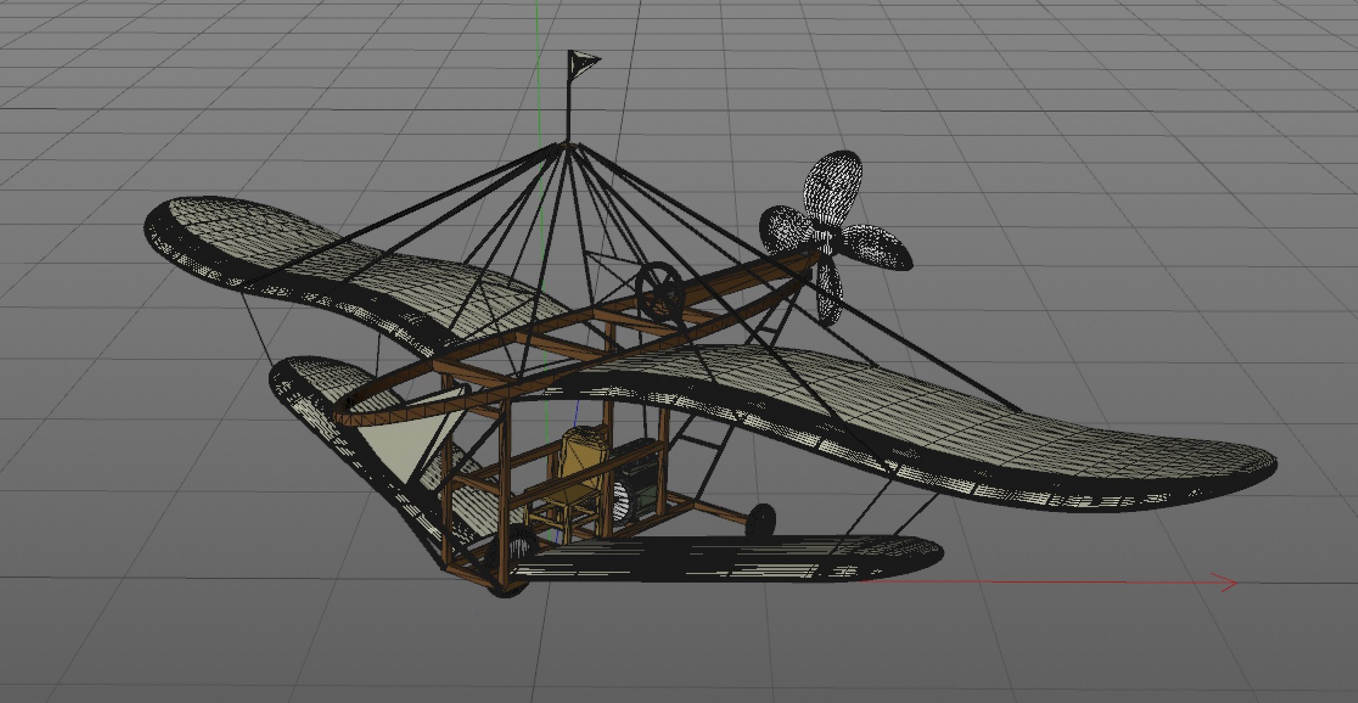 Tamamushi-Gata Plane 3D Model - TurboSquid 2033506