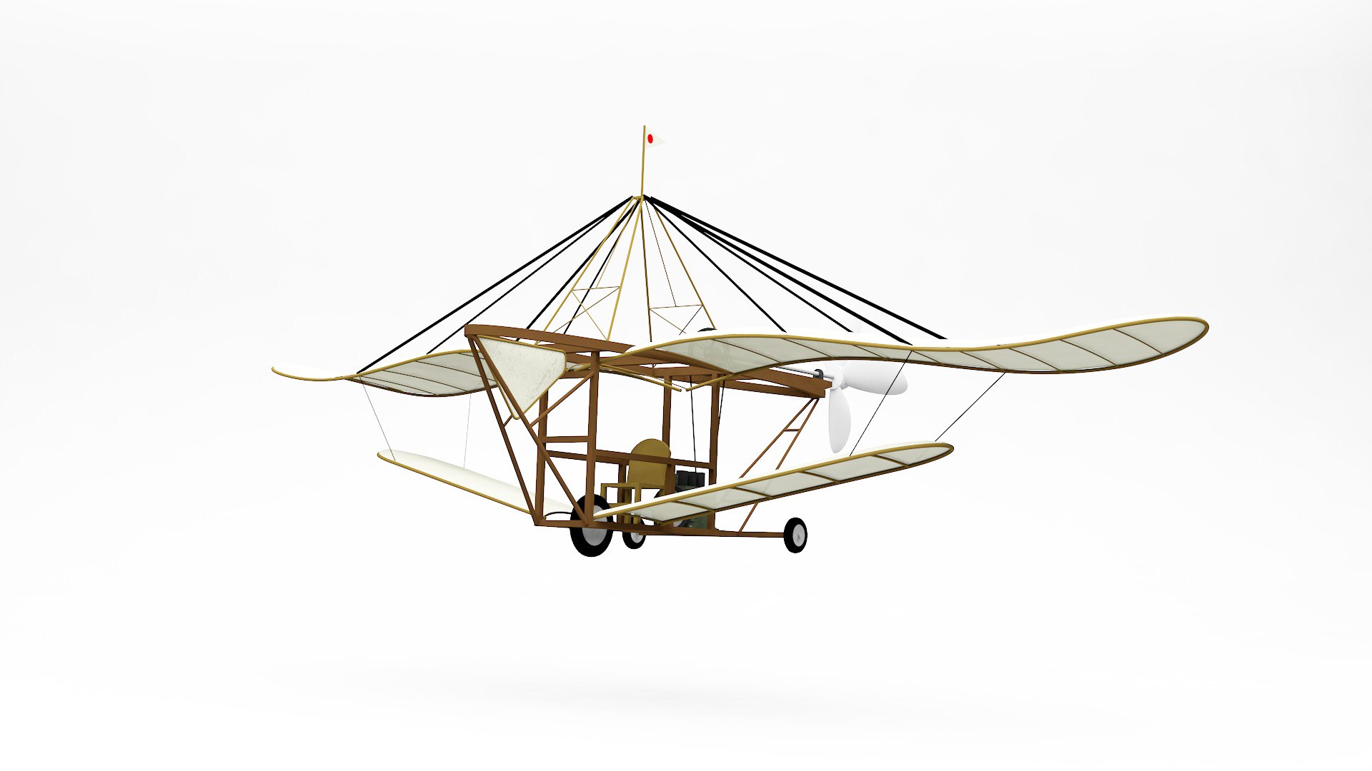 Tamamushi-Gata Plane 3D Model - TurboSquid 2033506