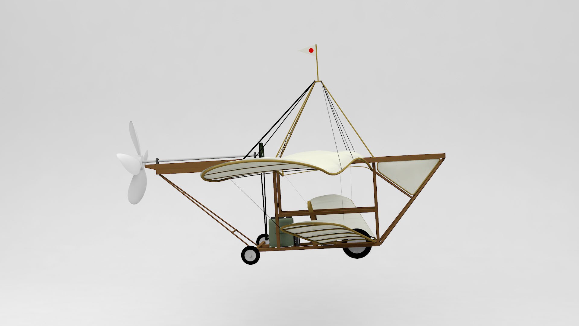 Tamamushi-Gata Plane 3D Model - TurboSquid 2033506