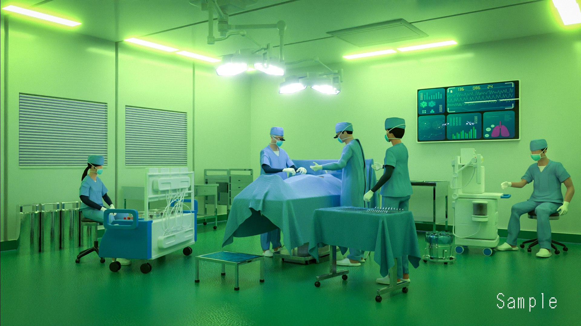 Doctor Operation 3d Max