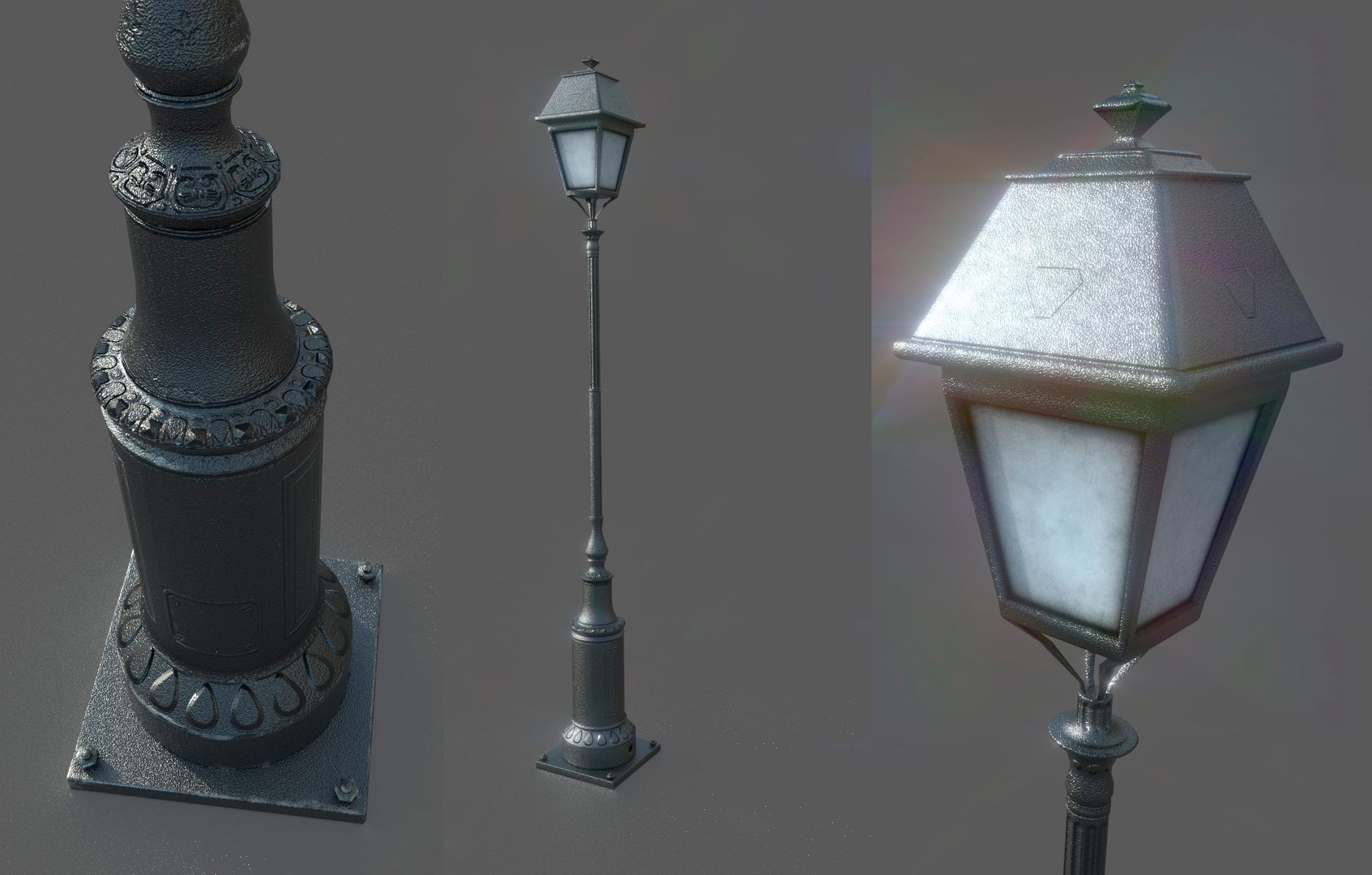 3D Lampost - TurboSquid 1525074