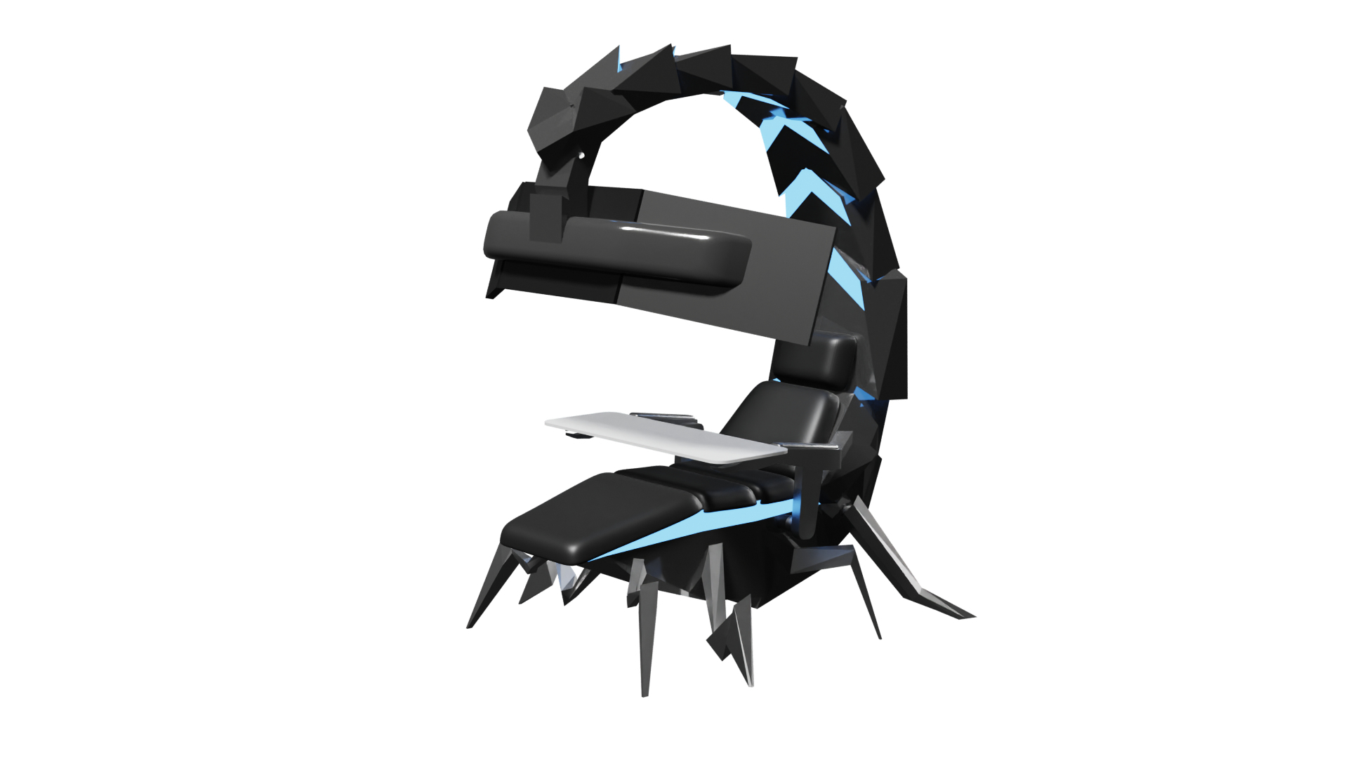 Six Modern Futuristic Seat Pack 3D Model - TurboSquid 2109193