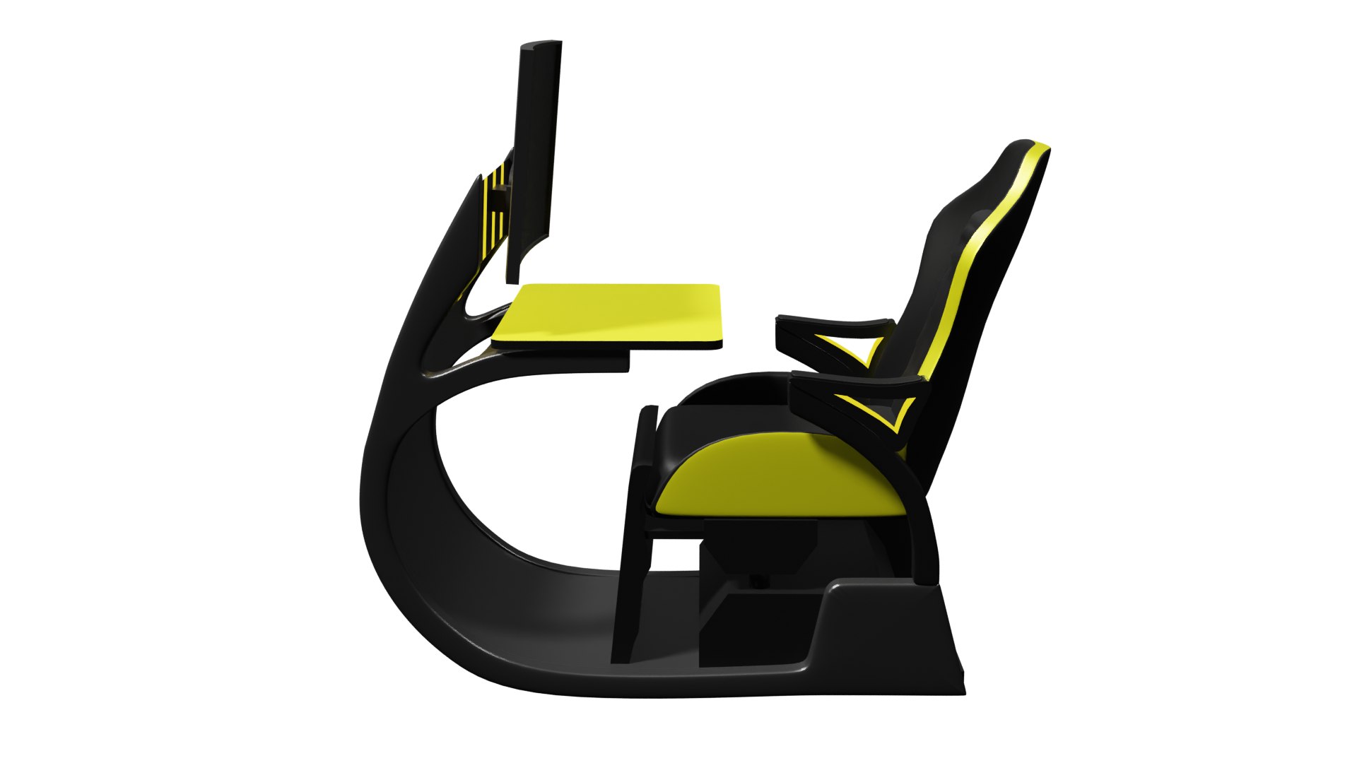Six Modern Futuristic Seat Pack 3D Model - TurboSquid 2109193