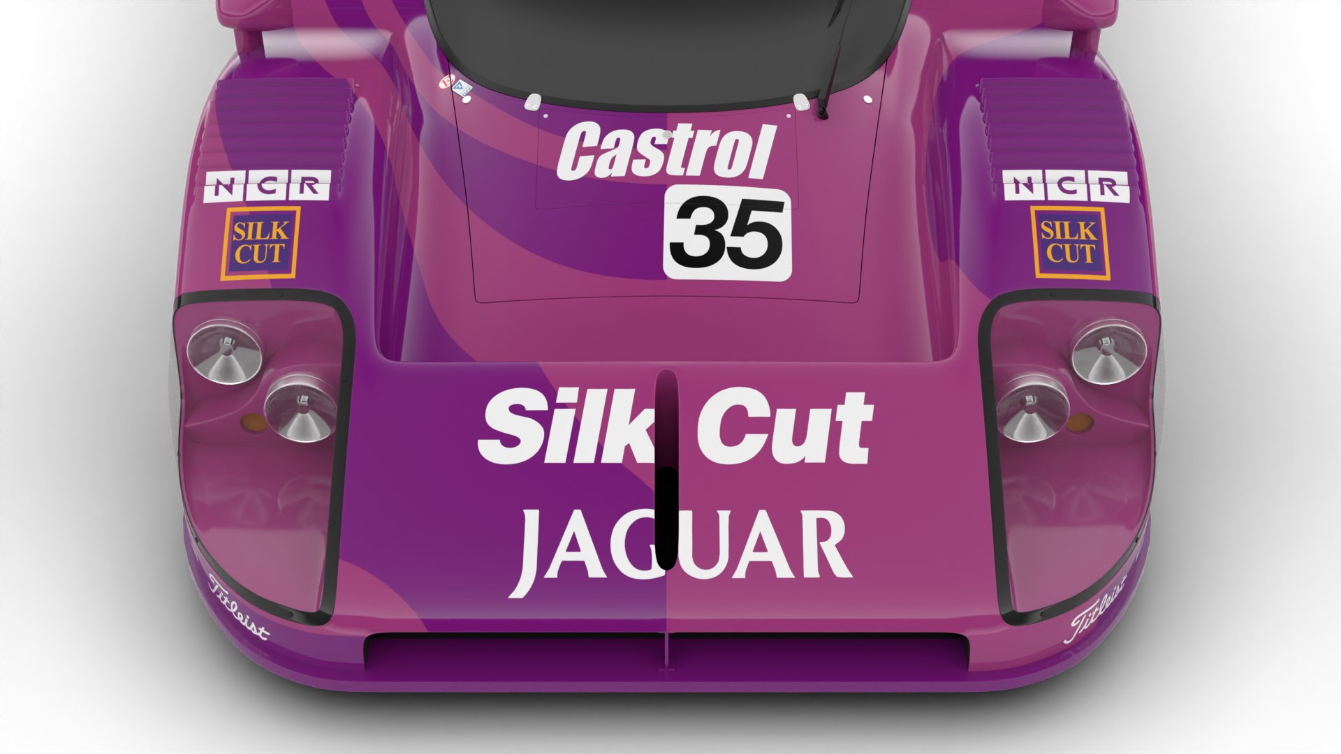 3D Jaguar XJR-9LM Le Mans Silk Cut Racing 1988 HQ 3d Model Model ...