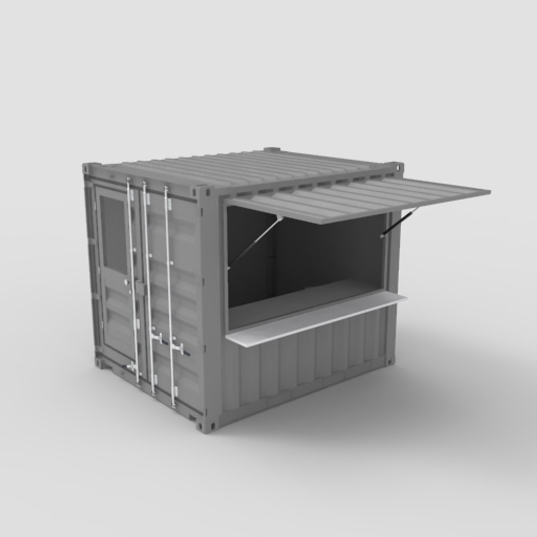 Shipping Container 3D Model - TurboSquid 1584710