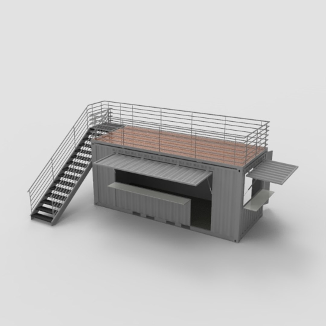 Shipping Container 3D Model - TurboSquid 1584710