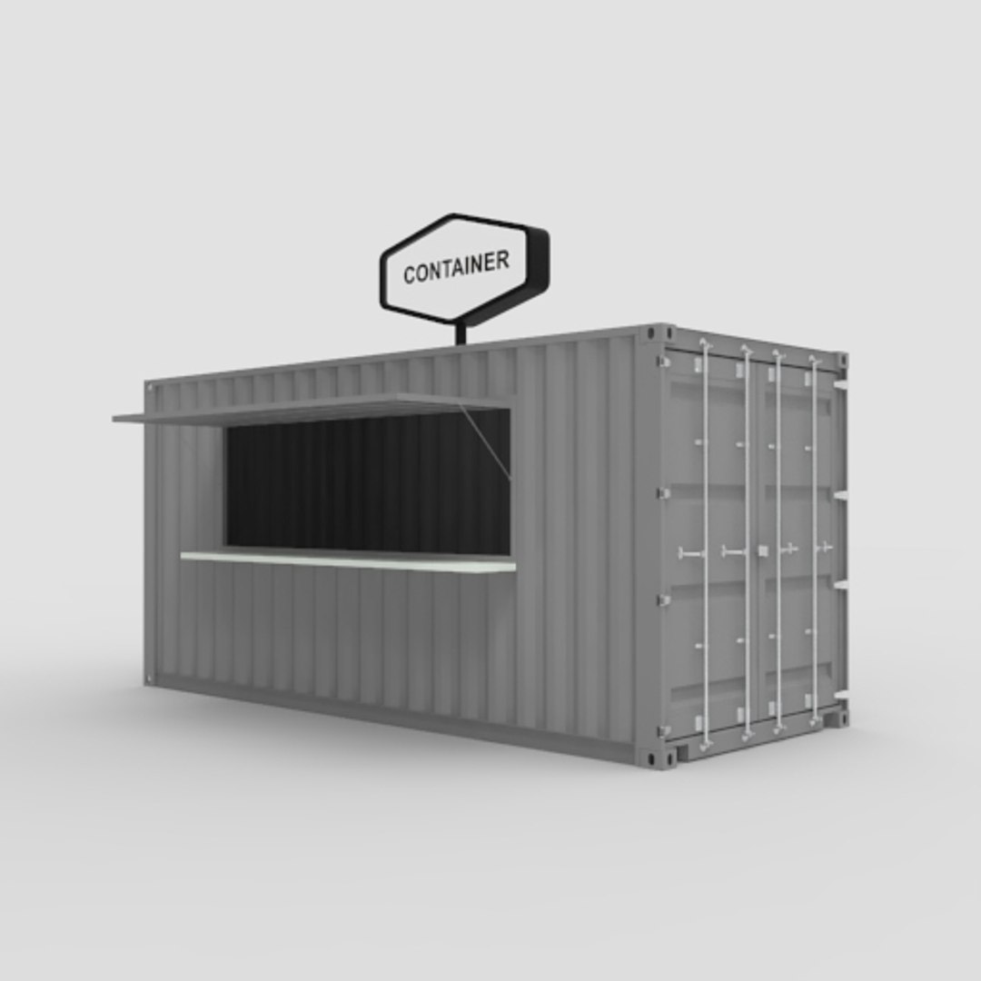Shipping Container 3D Model - TurboSquid 1584710