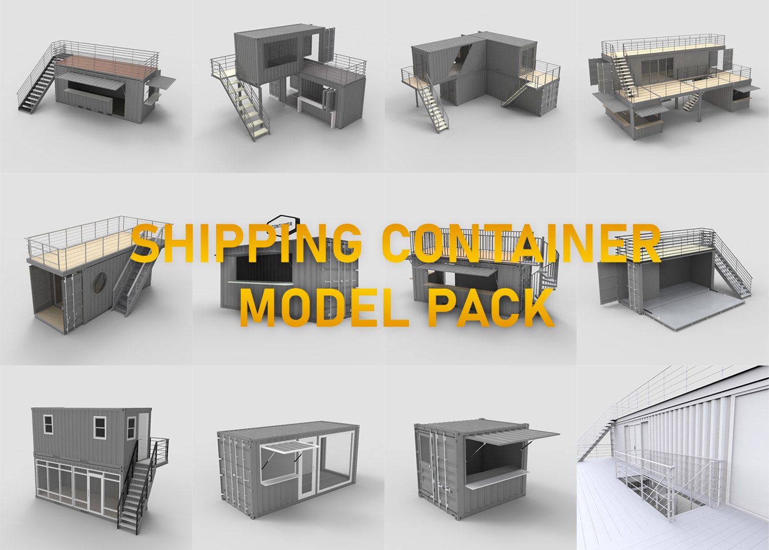 Shipping Container 3D Model - TurboSquid 1584710