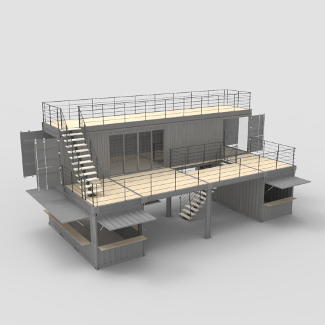 Shipping Container 3D Model - TurboSquid 1584710