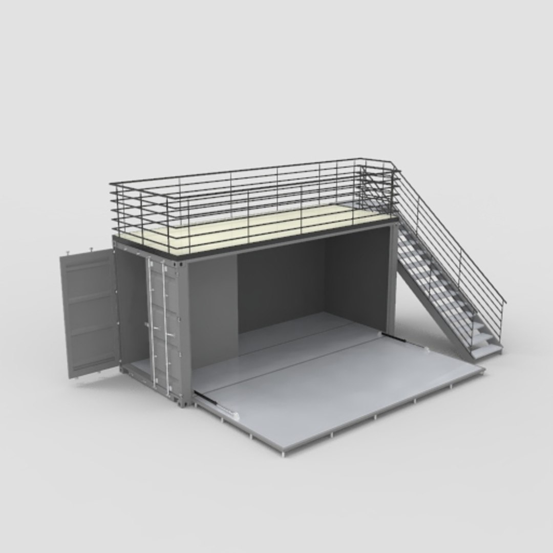 Shipping Container 3D Model - TurboSquid 1584710