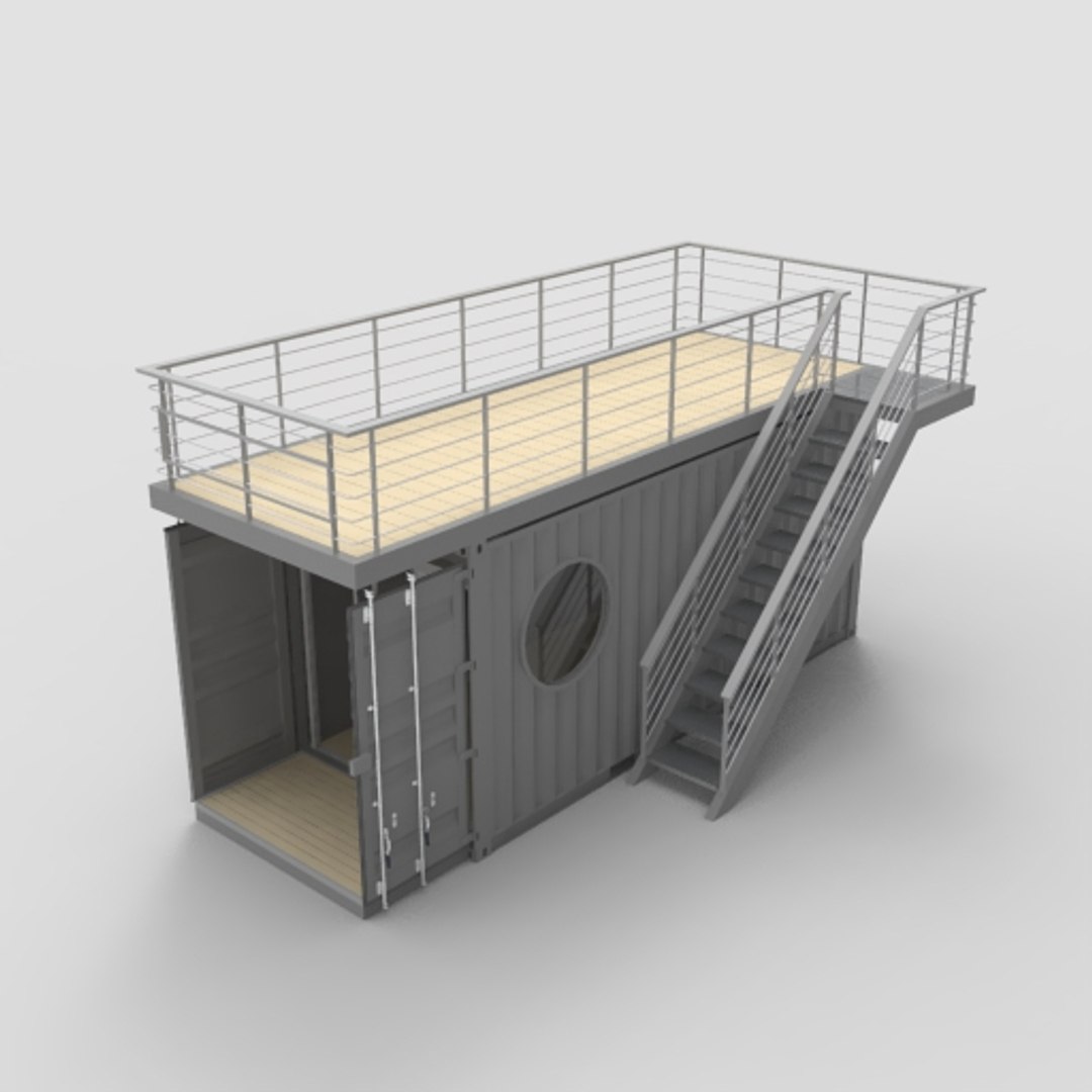 Shipping Container 3D Model - TurboSquid 1584710