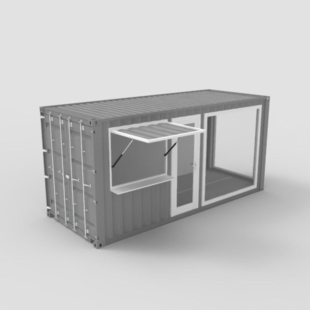 Shipping Container 3D Model - TurboSquid 1584710