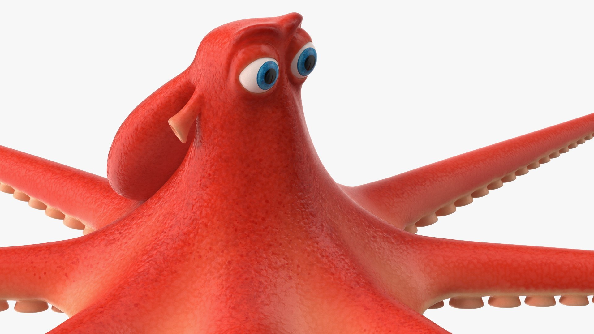 Octopus Cartoon Character Rigged model - TurboSquid 1971828