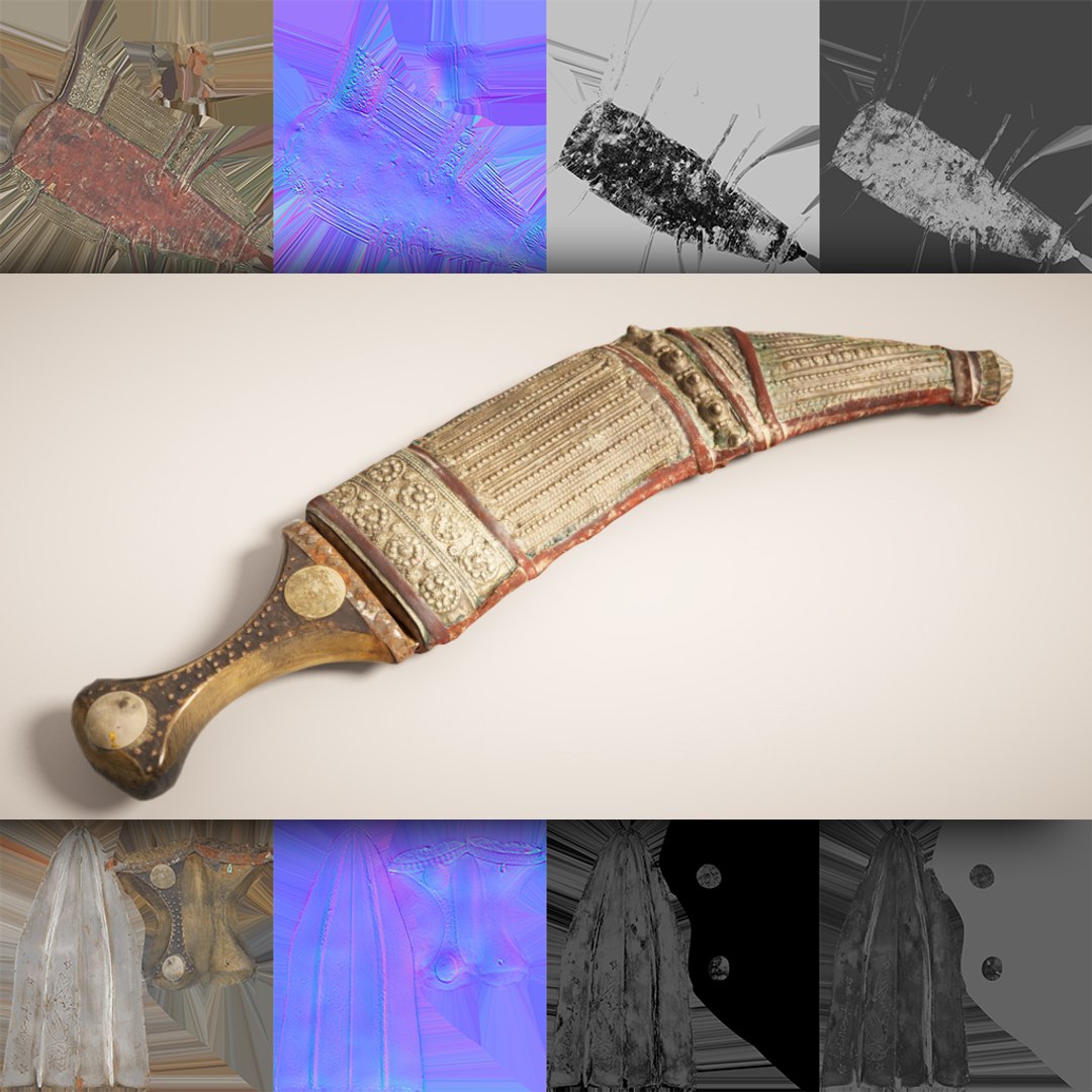 Realism Scanned Knife 3D Model - TurboSquid 1151312