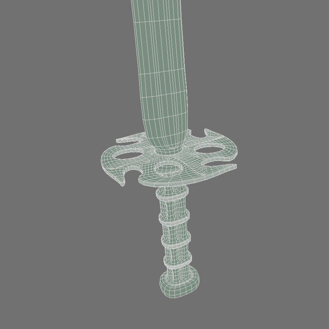 Free Medieval Sword 3d Model