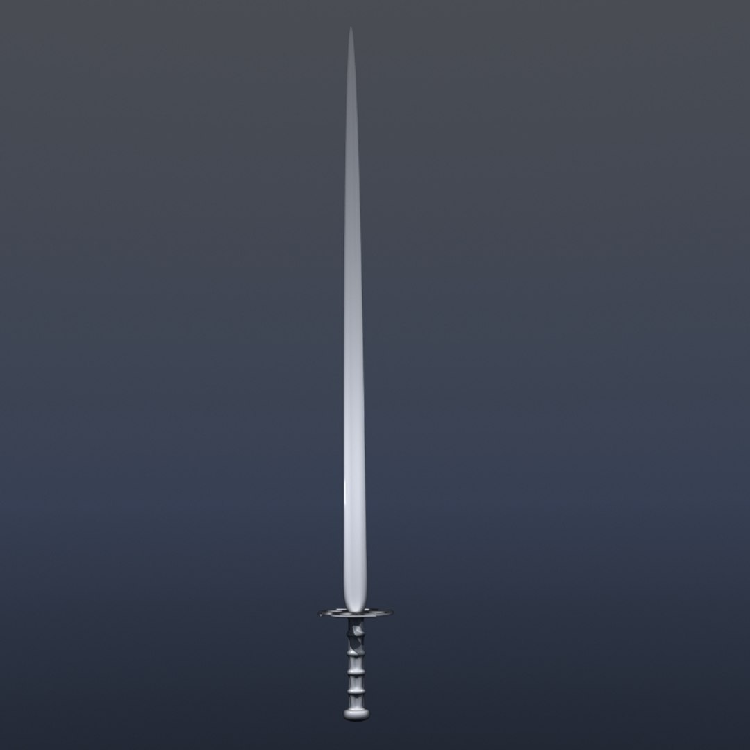 Free Medieval Sword 3d Model