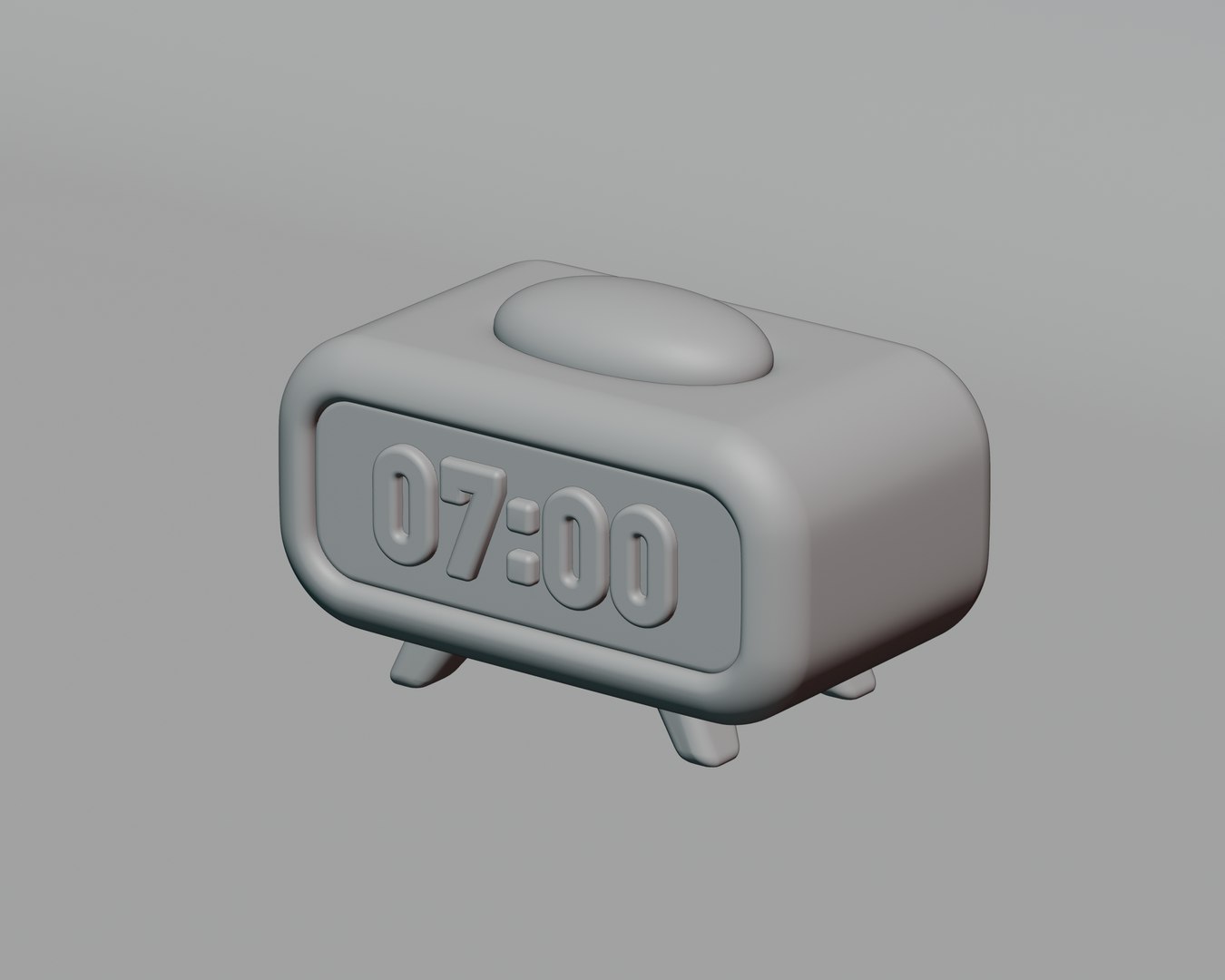 Cartoon Digital Alarm Clock 3d Model 3d Model 3D Model - TurboSquid 2512983