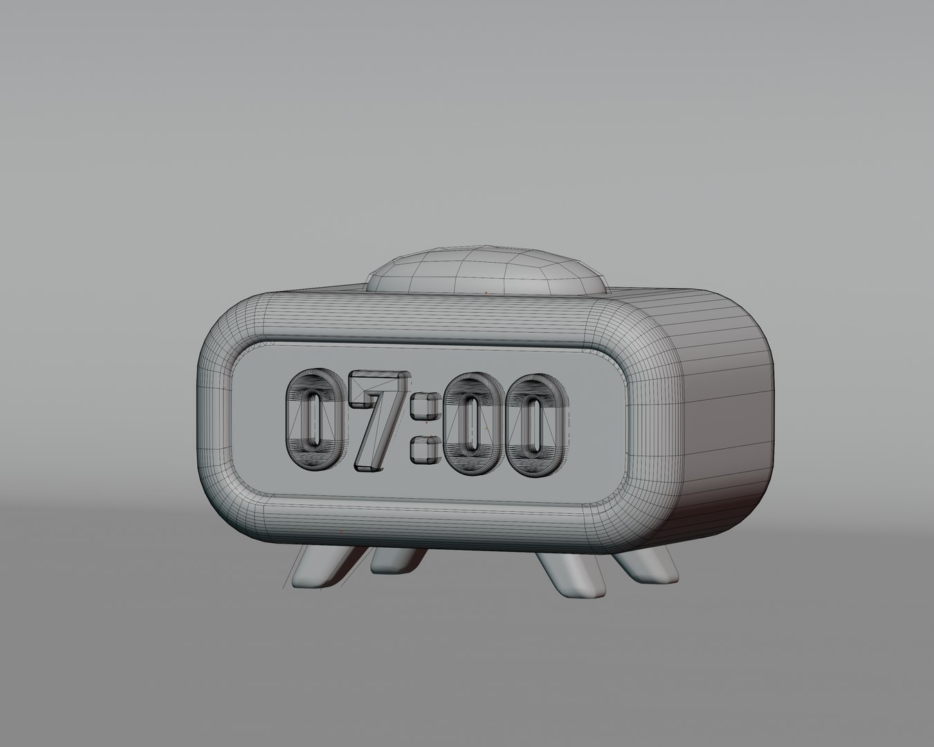 Cartoon Digital Alarm Clock 3d Model 3d Model 3D Model - TurboSquid 2512983