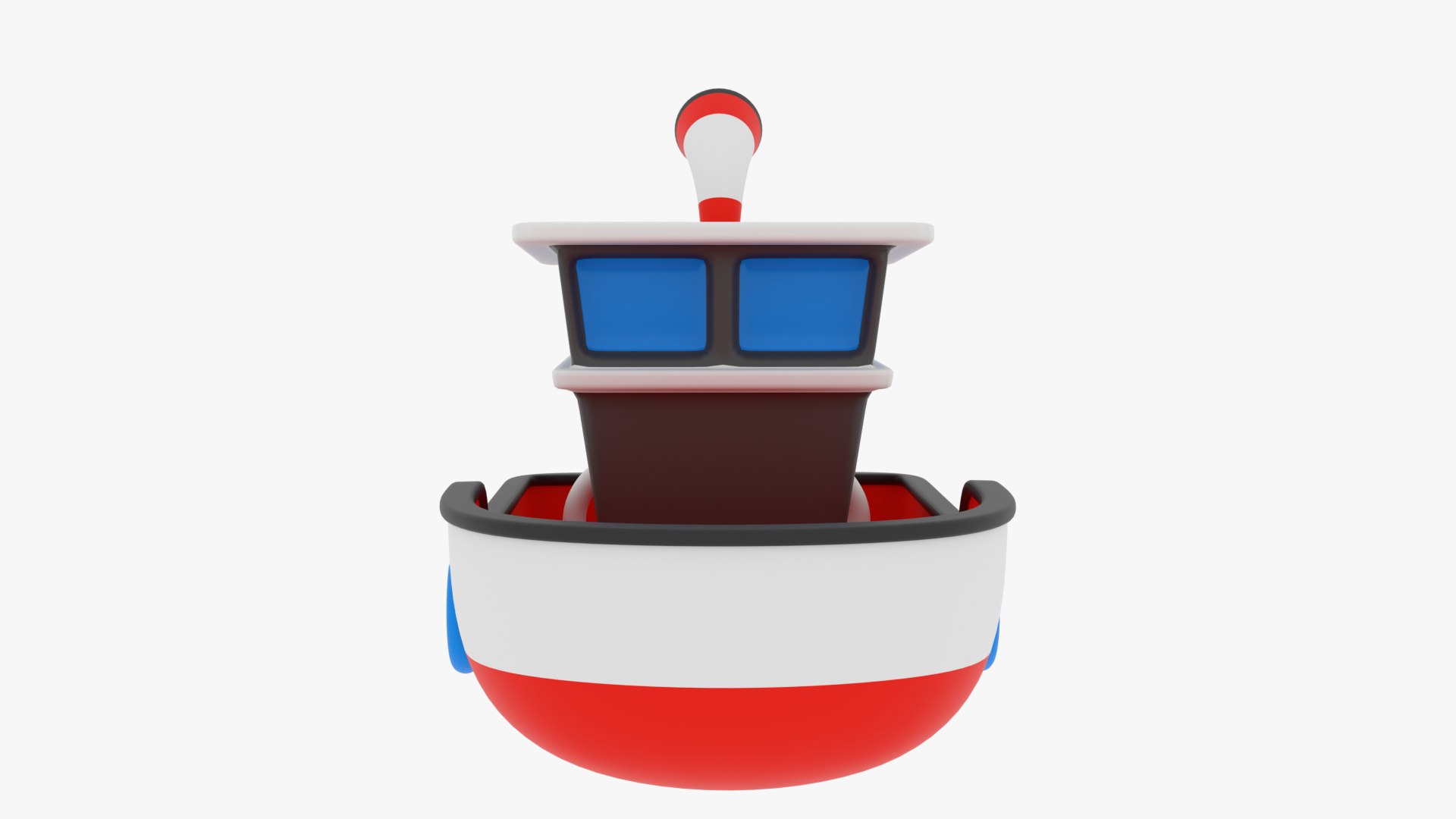 3D Cartoon Boat Model - TurboSquid 2372031