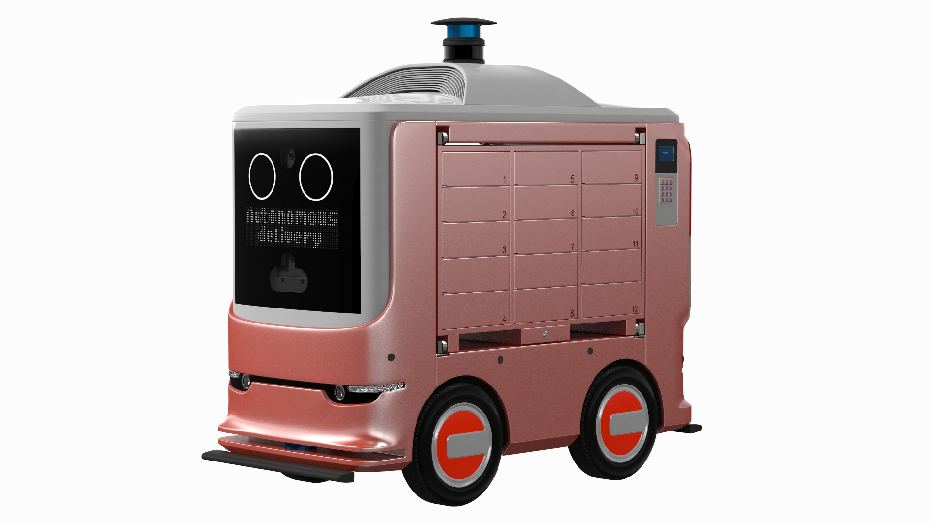 3D Model Unmanned Ground Vehicle Delivery - TurboSquid 1629218