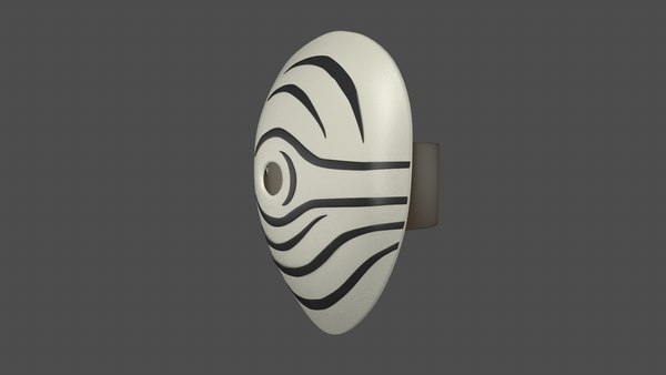 3D model mask obito white - TurboSquid 1708053