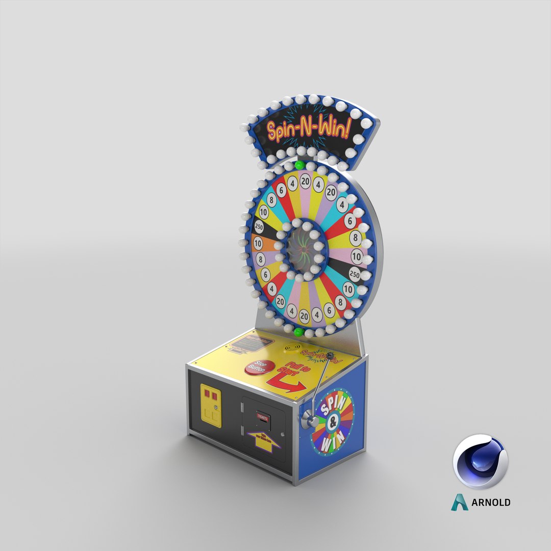 3D Spin And Win Arcade Game - TurboSquid 1981789