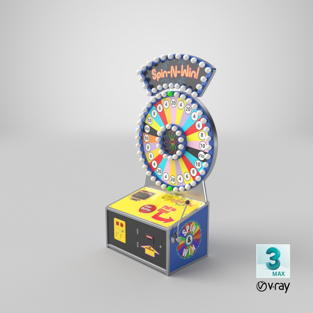 3D Spin And Win Arcade Game - TurboSquid 1981789