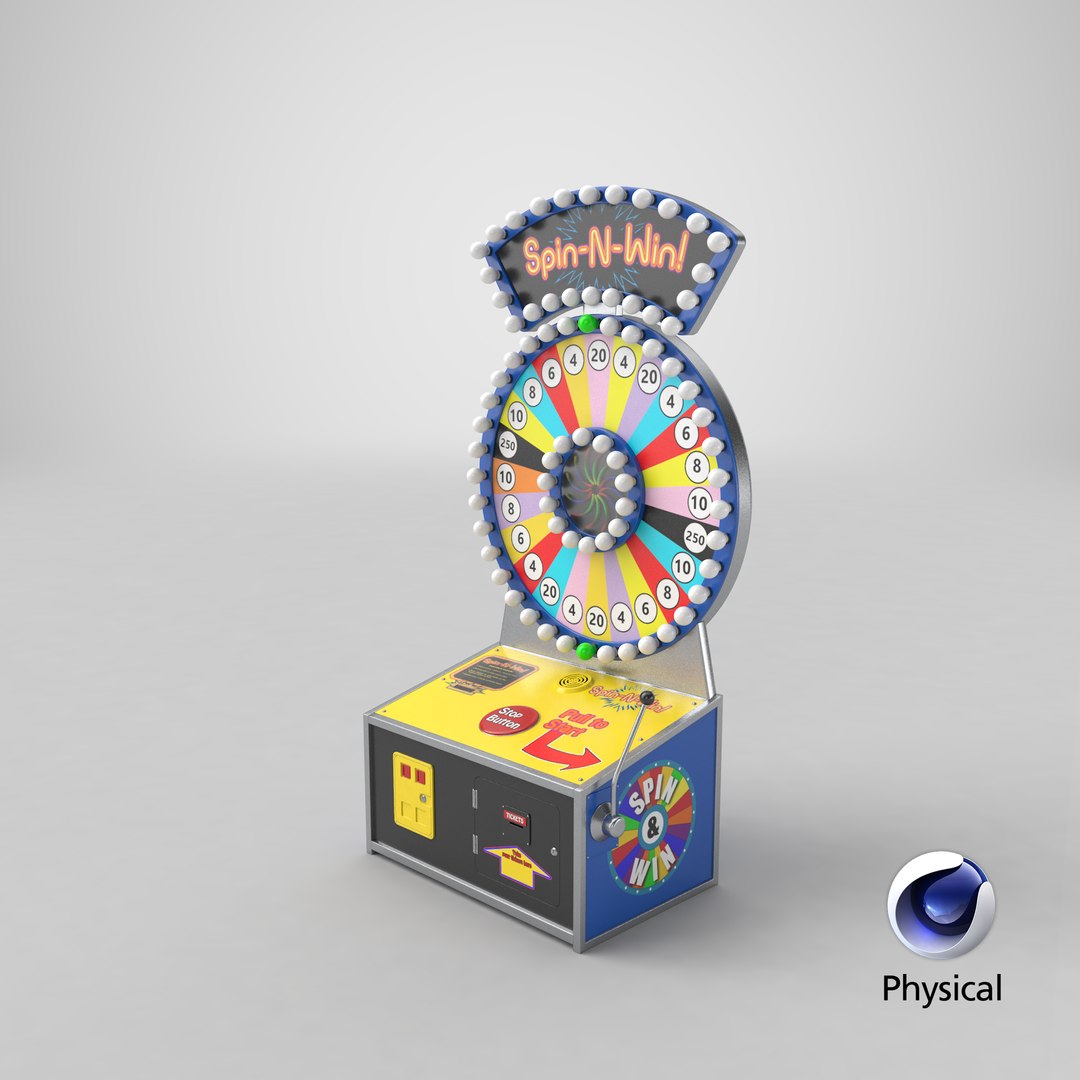3D Spin And Win Arcade Game - TurboSquid 1981789