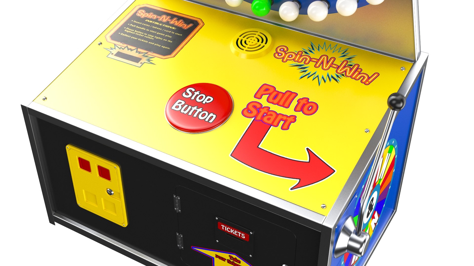 3D Spin And Win Arcade Game - TurboSquid 1981789