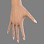 Female Hand Arm 3d Model