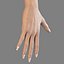 Female Hand Arm 3d Model