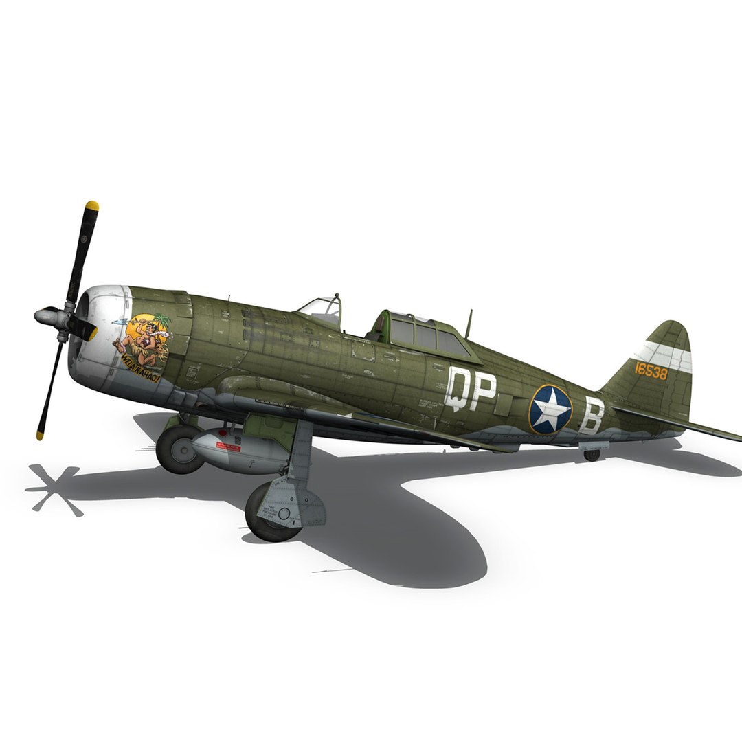 3D Republic P-47c Thunderbolt - Model - TurboSquid 1309364