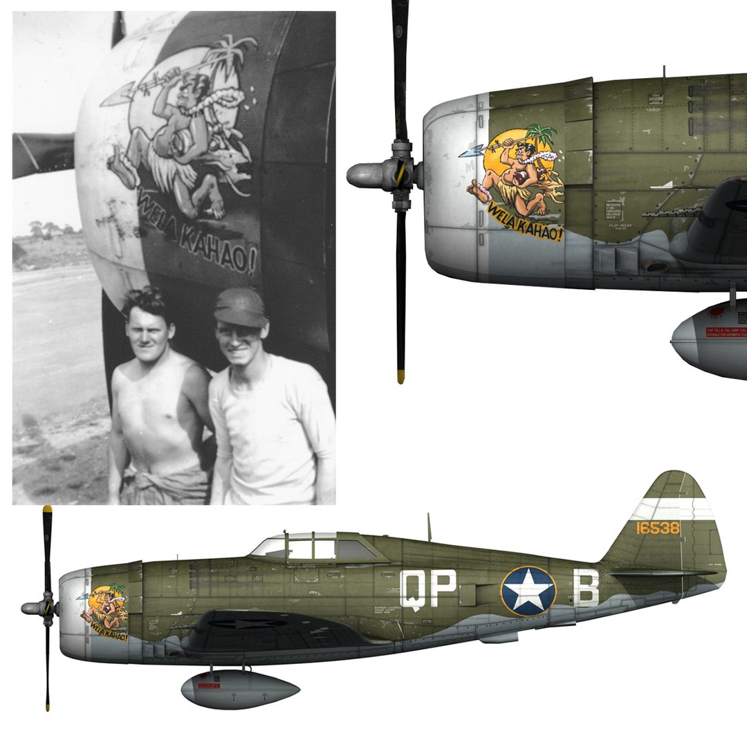 3D Republic P-47c Thunderbolt - Model - TurboSquid 1309364