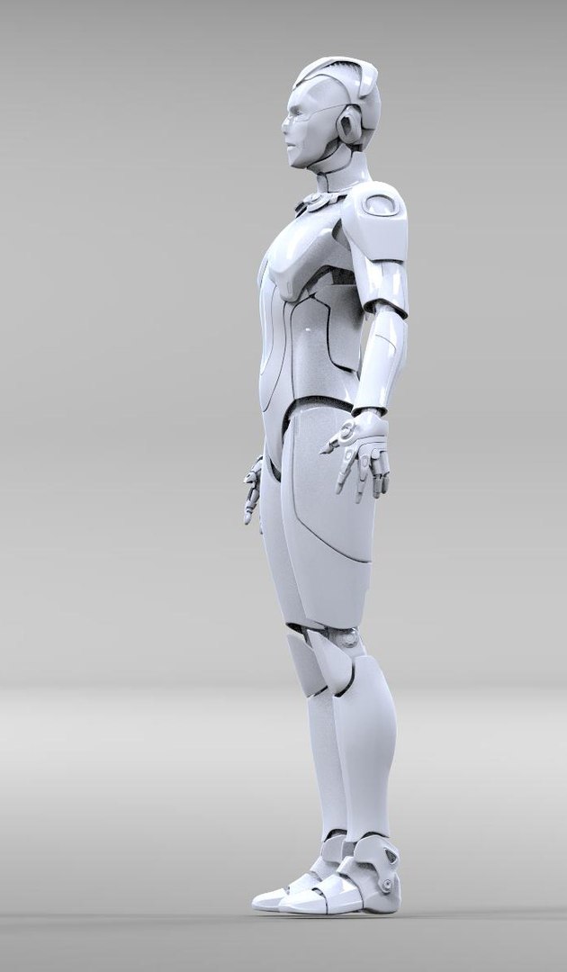 Obj Cyborg Sci-fi Robot