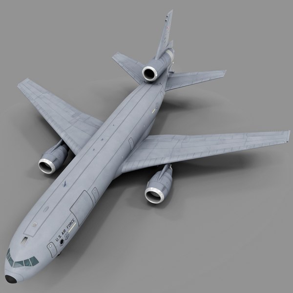 3d model mcdonnell douglas kc-10 rigged