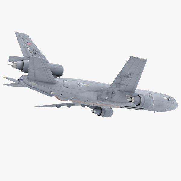 3d model mcdonnell douglas kc-10 rigged